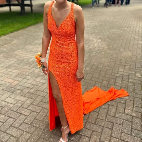 Dresses | Orange Formalprom Dress | Poshmark